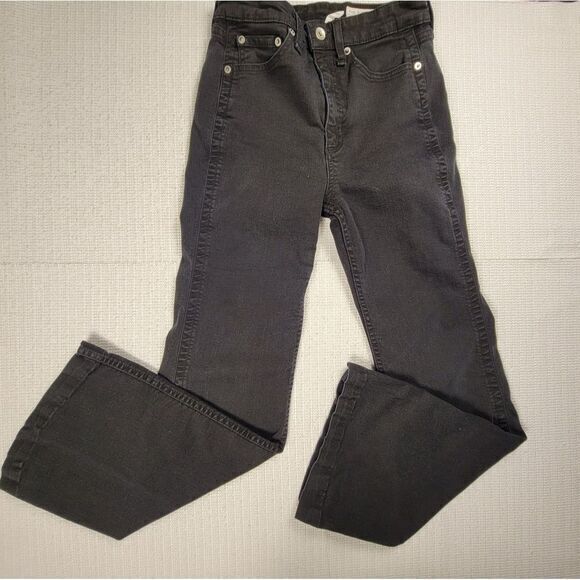 rag & bone | Jeans | Rag Bone Jeans Jane Super High Rise Flare Black ...